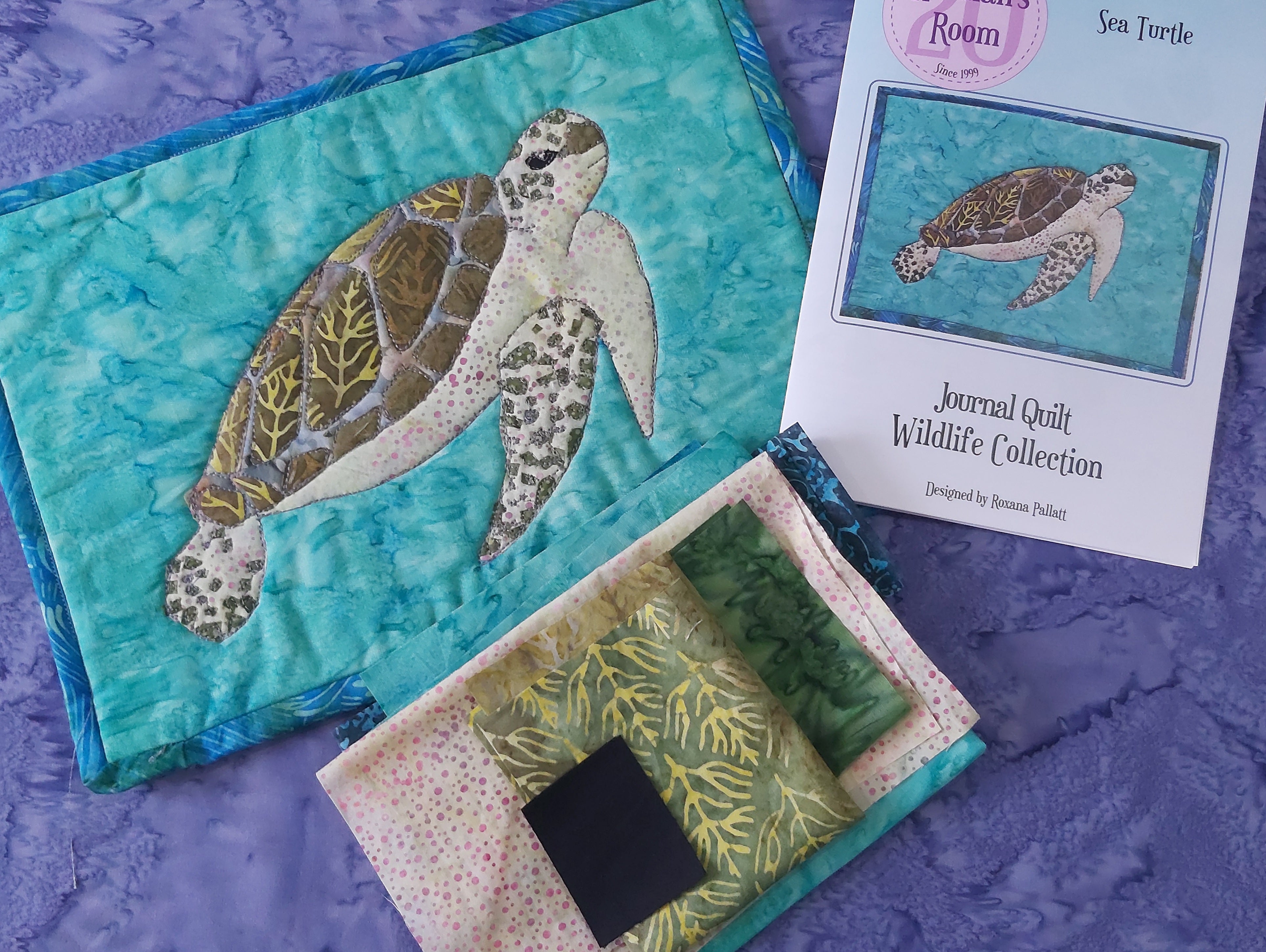Sea Turtle Journal Quilt Kit – Hannah's Room