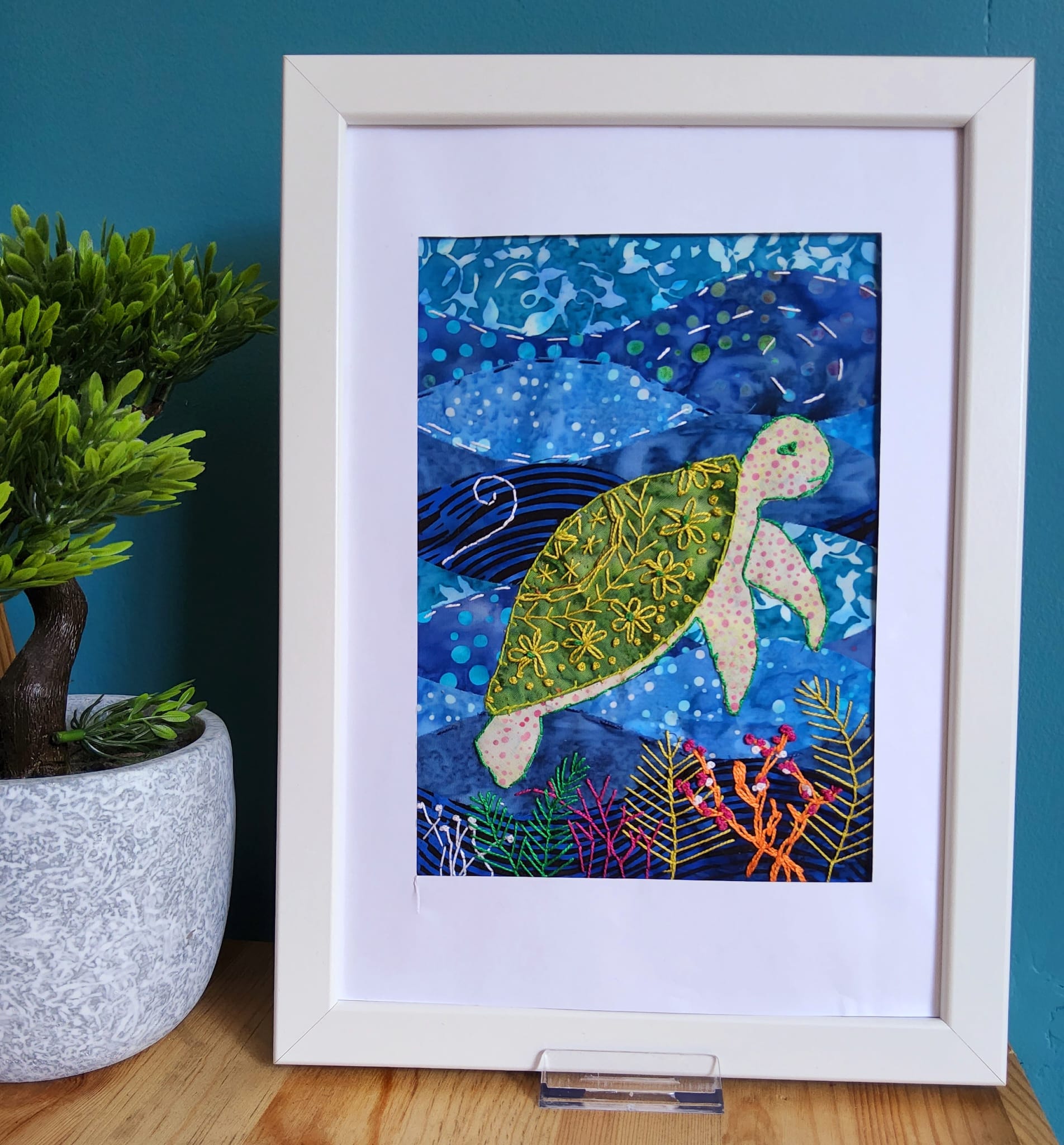 Mr Turtle Slow Stitch Kit – Hannah's Room