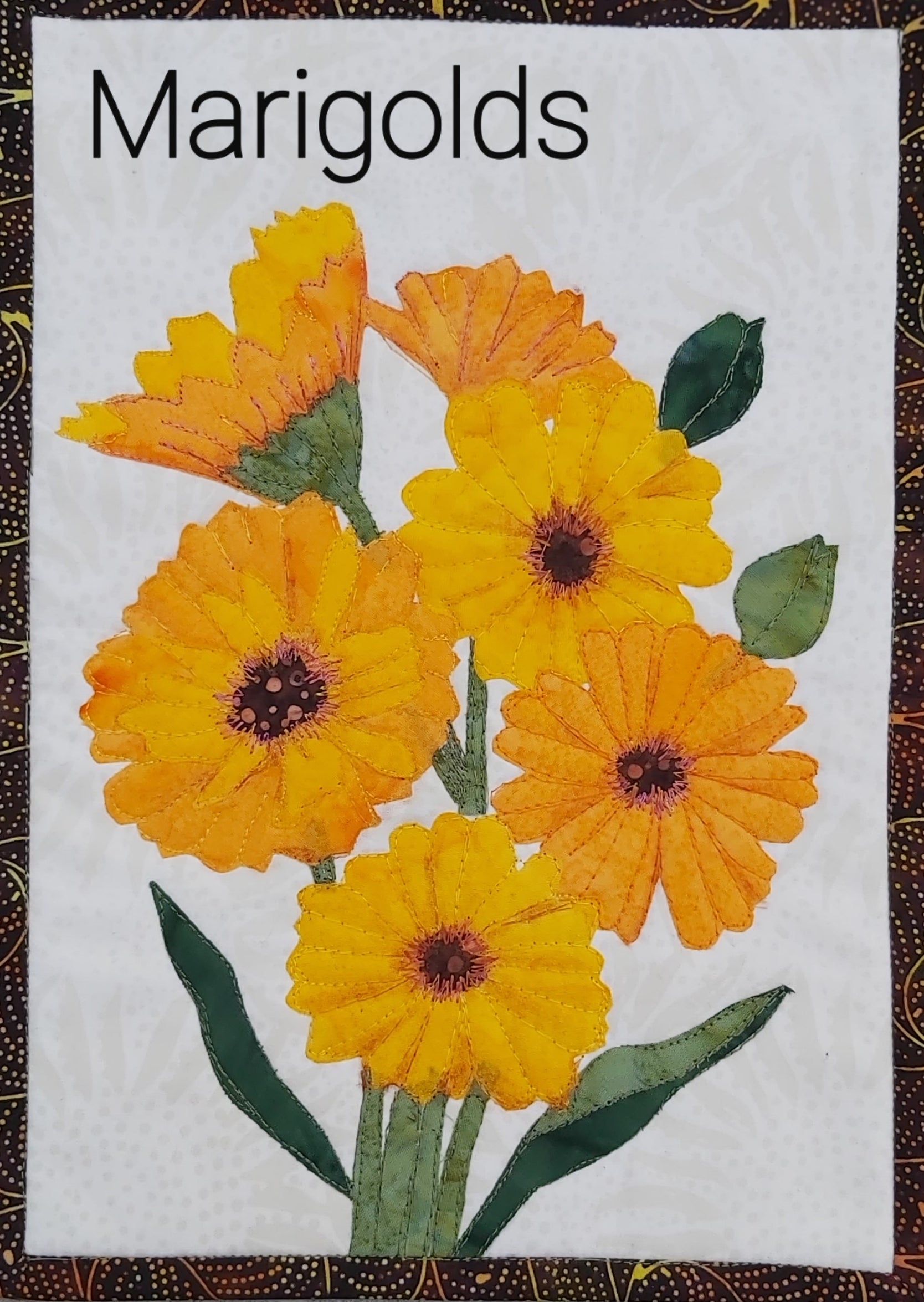 Marigolds Journal Quilt Kit or Pattern – Hannah's Room